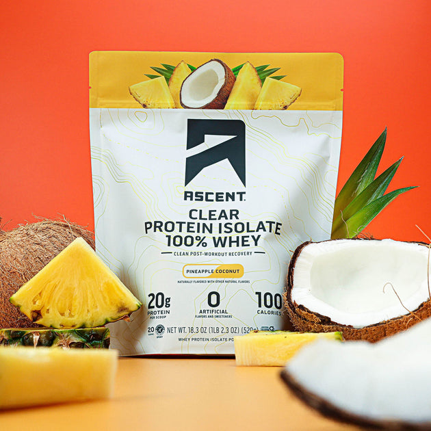 Pineapple Coconut Clear Whey Protein Isolate | Ascent Protein